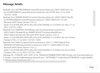 Outlook on the web - View Message Headers | Office of Information ...