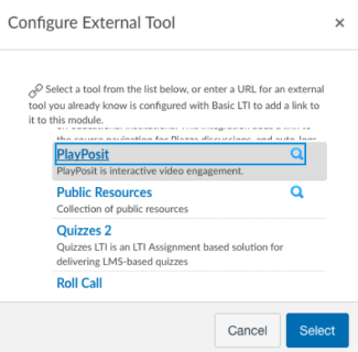 Integrating PlayPosit within Canvas | Office of Information Technology